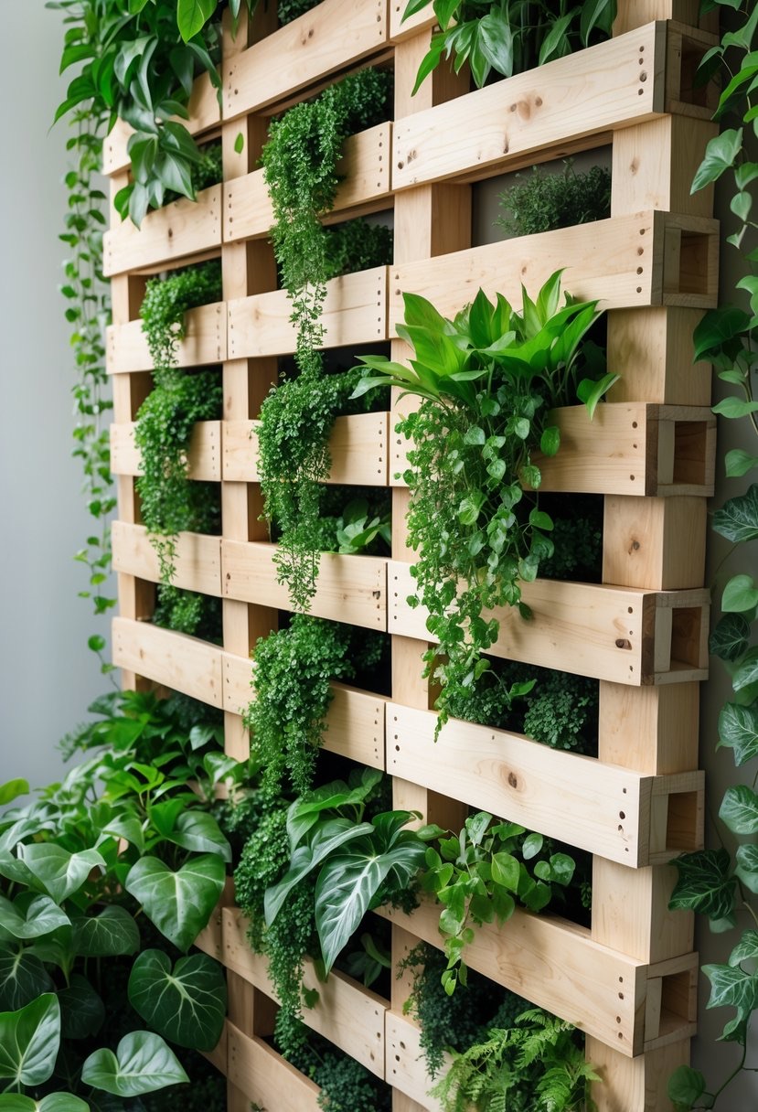 15 Vertical Plant Wall From Pallets Ideas For Easy DIY Gardening