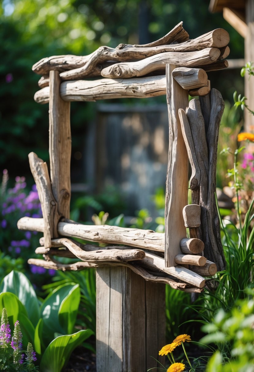 26 Driftwood Art For Garden Ideas To Brighten Your Outdoor Space