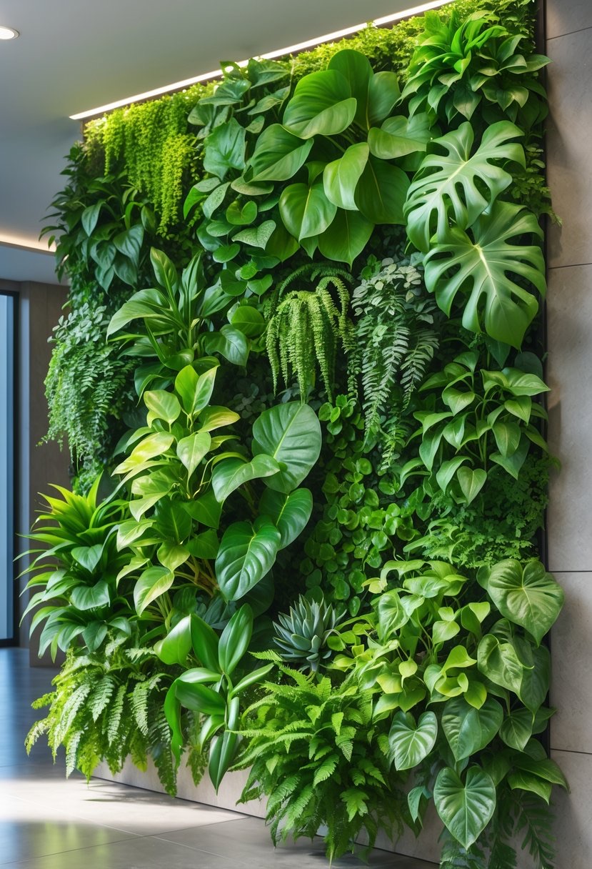 29 Indoor Living Wall Ideas To Brighten Up Your Home With Greenery