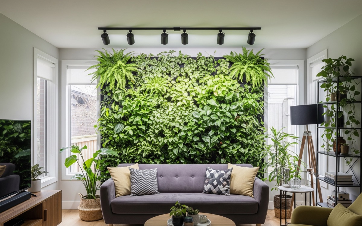 29 Indoor Living Wall Ideas To Brighten Up Your Home With Greenery