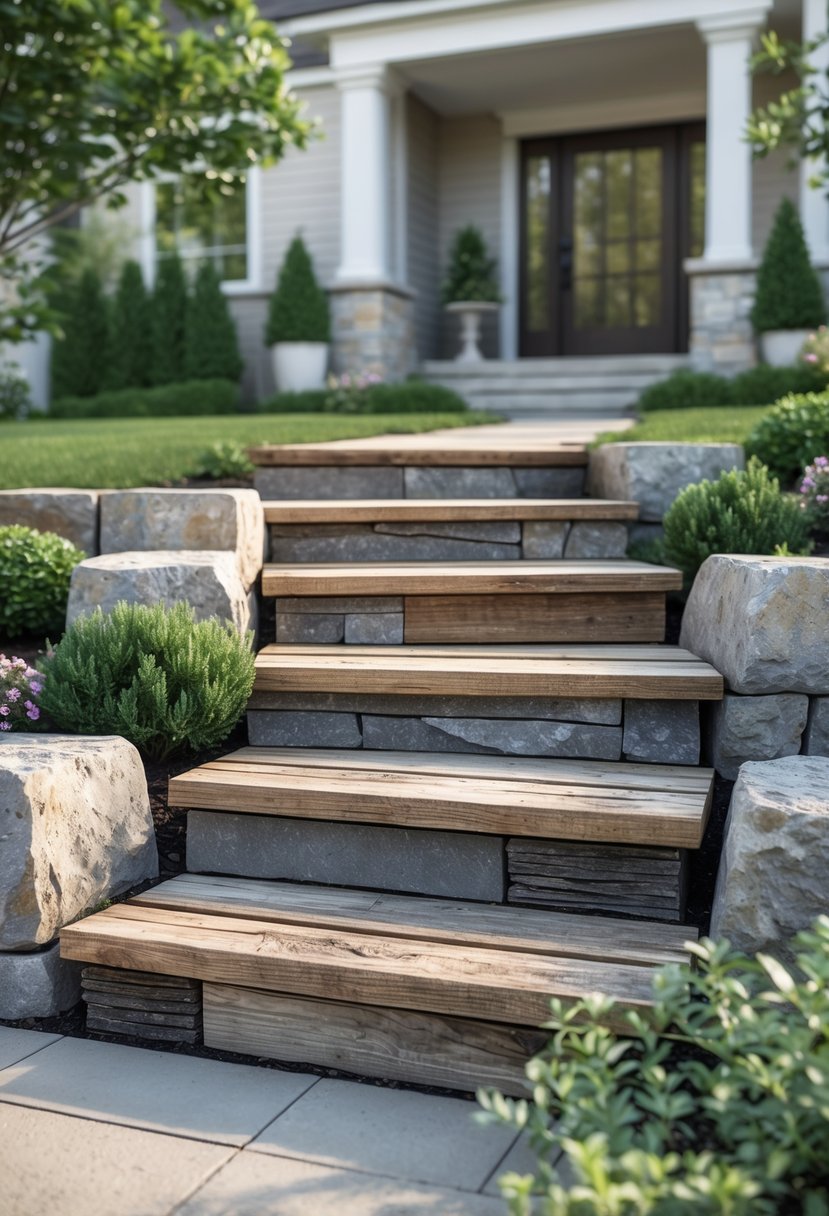 16 Creative Front Yard Step Design Ideas To Boost Your Curb Appeal