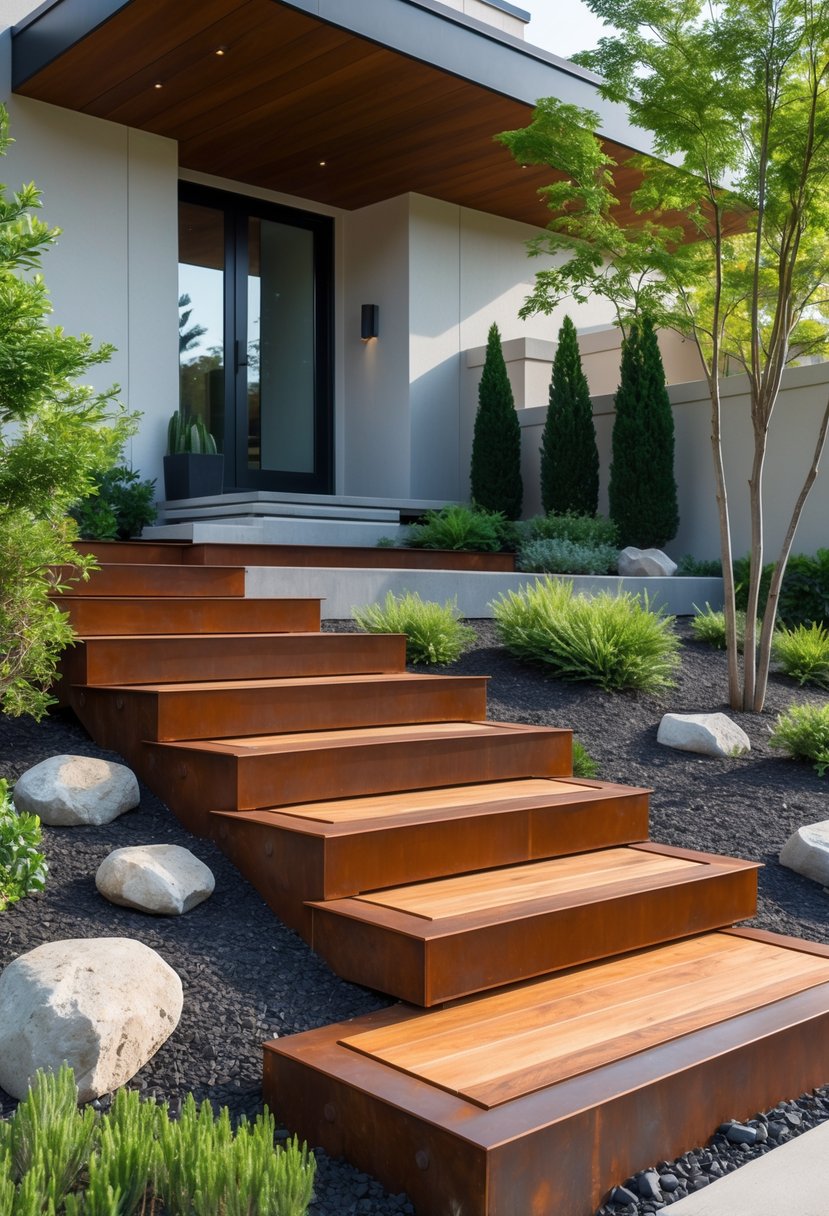 16 Creative Front Yard Step Design Ideas To Boost Your Curb Appeal