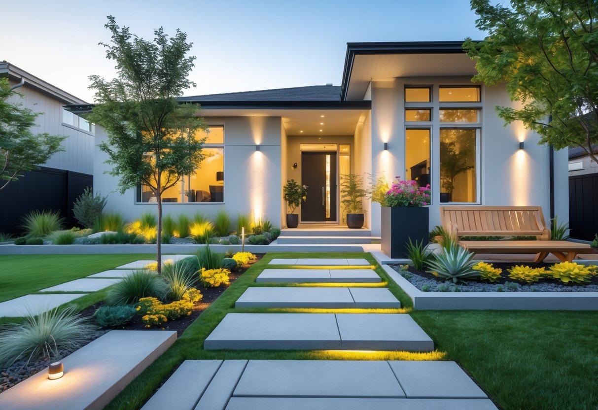 21 Modern Front Yard Landscaping Ideas To Transform Your Home’s Curb Appeal