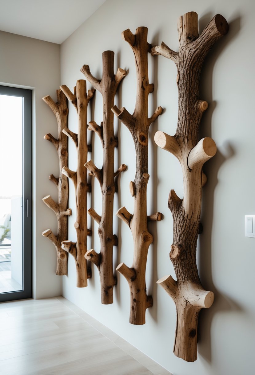 12 Unique Tree Branch Shelves Ideas