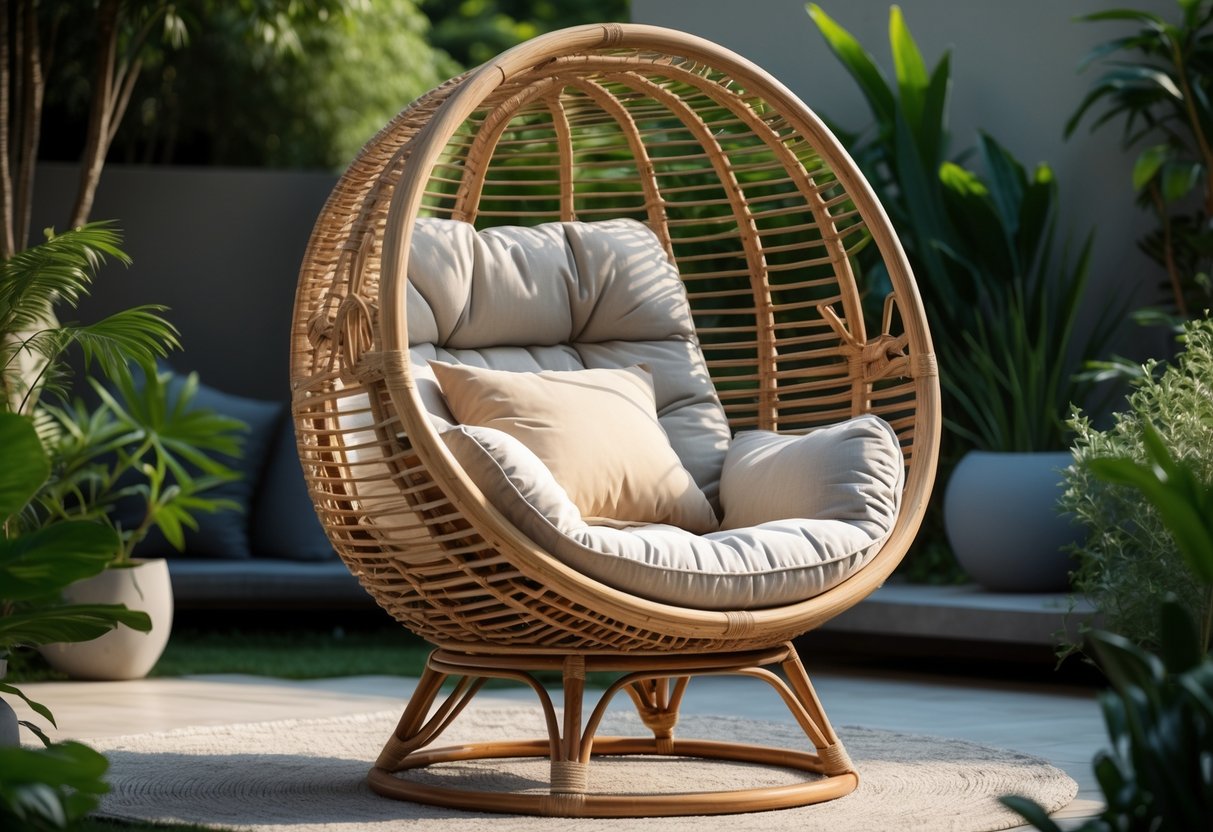 20 Best Rattan Egg Chair For Cozy Outdoor Relaxation
