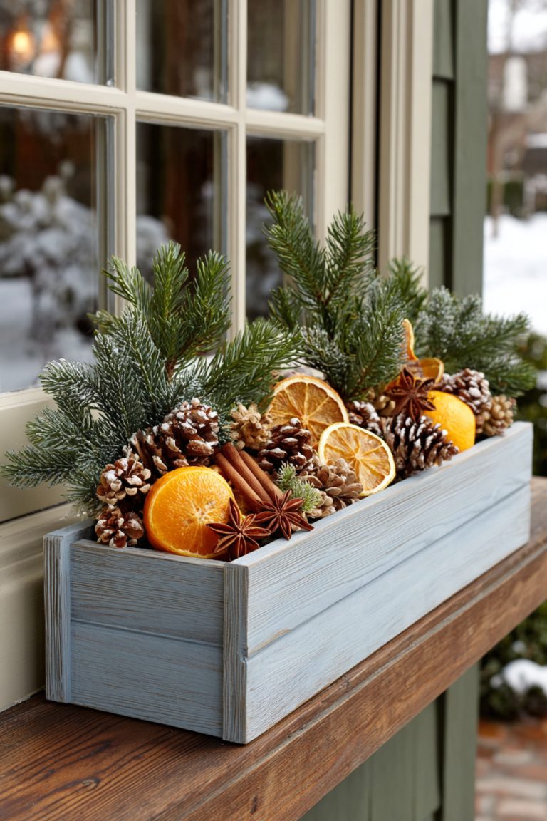 17 Winter Window Box Ideas With Loads Of Curb Appeal