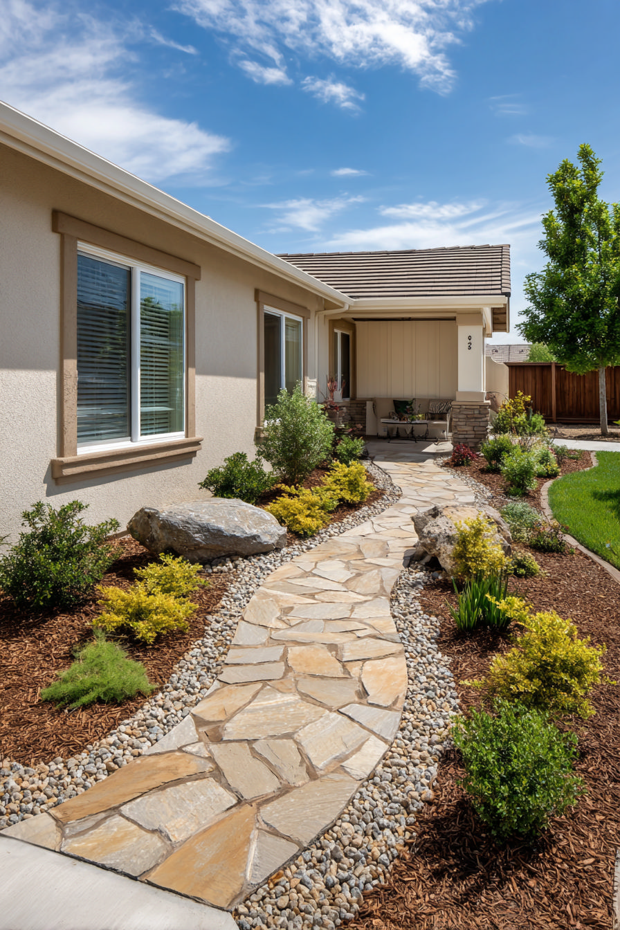 30 Side House Walkway Ideas To Brighten Your Outdoor Space