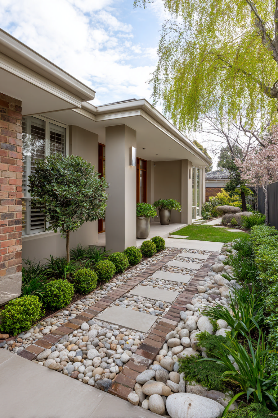 30 Side House Walkway Ideas To Brighten Your Outdoor Space
