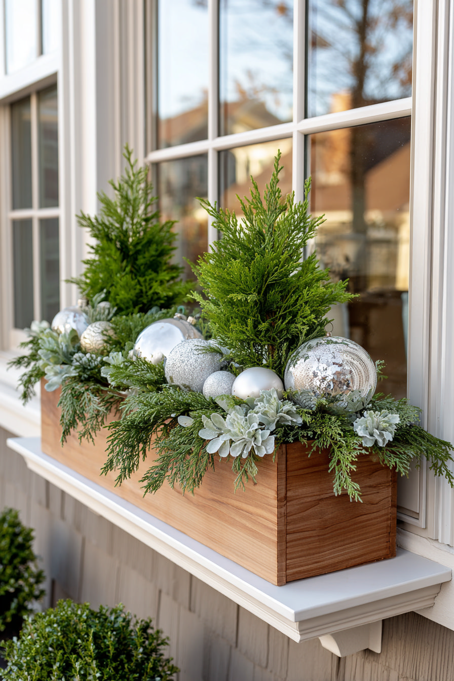 17 Winter Window Box Ideas With Loads Of Curb Appeal