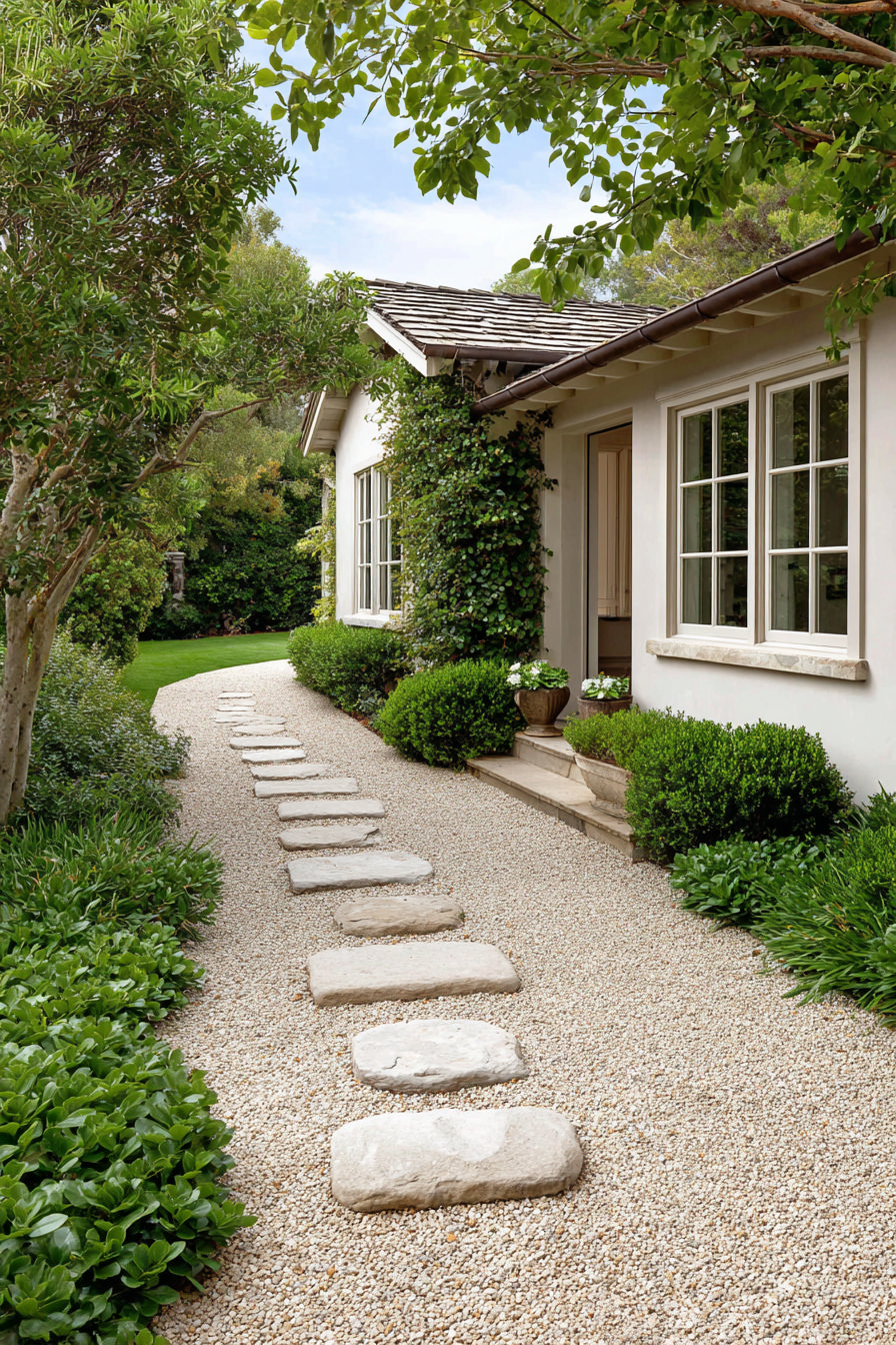 30 Side House Walkway Ideas To Brighten Your Outdoor Space