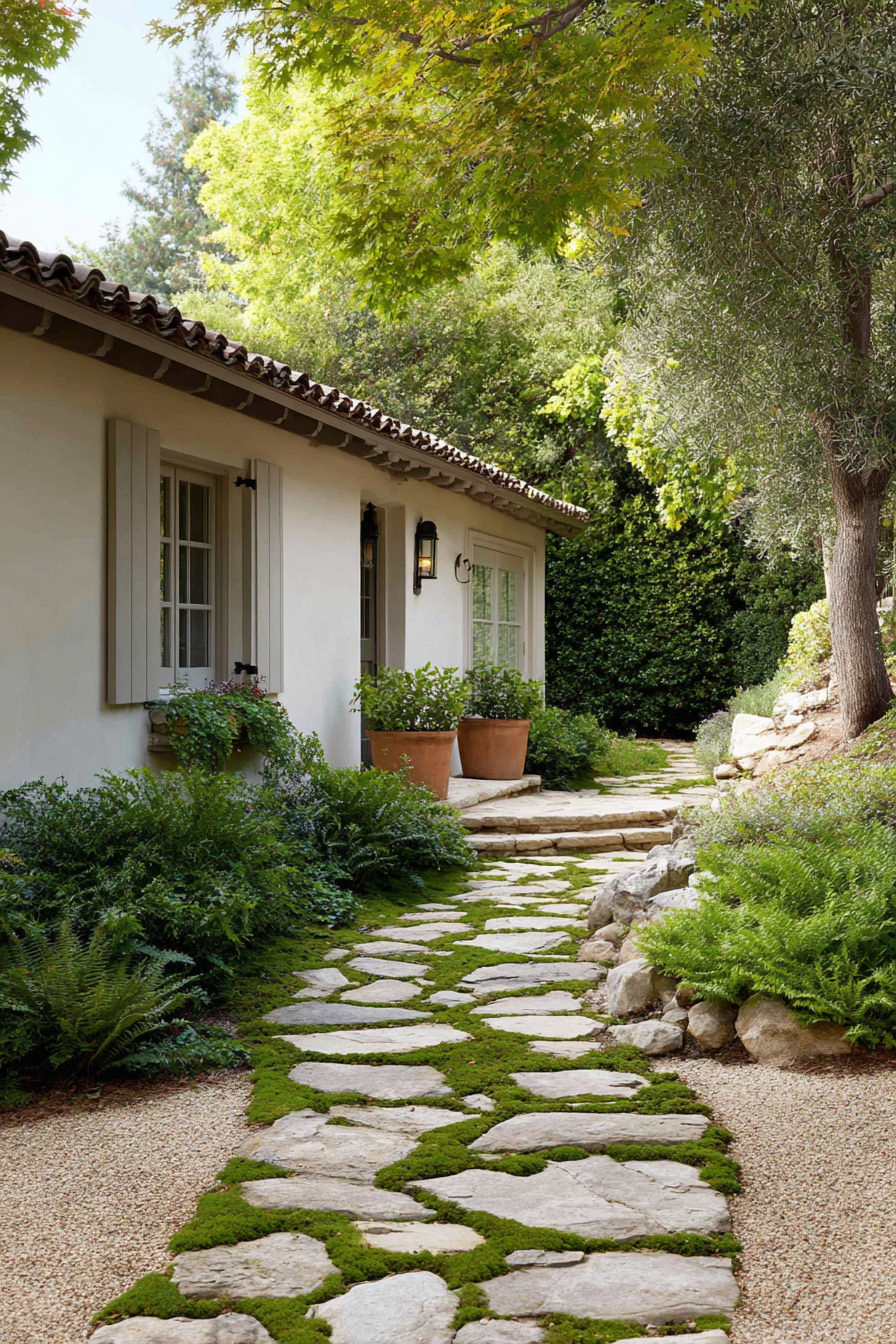 30 Side House Walkway Ideas To Brighten Your Outdoor Space