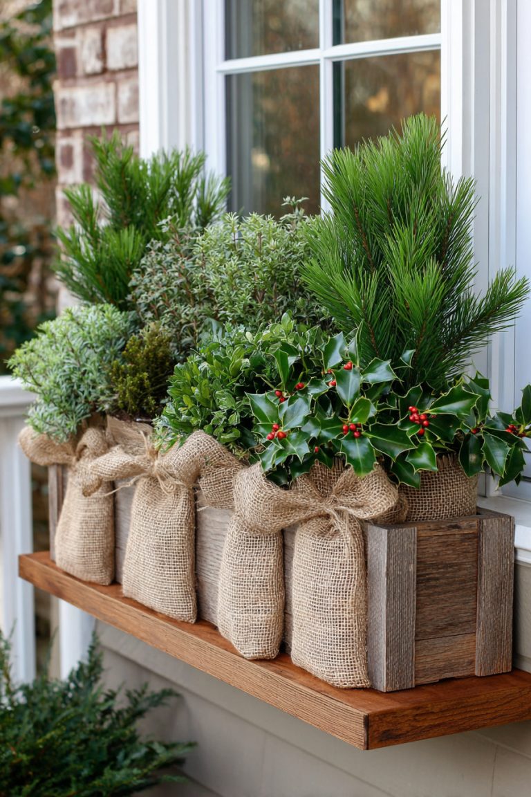 17 Winter Window Box Ideas With Loads Of Curb Appeal