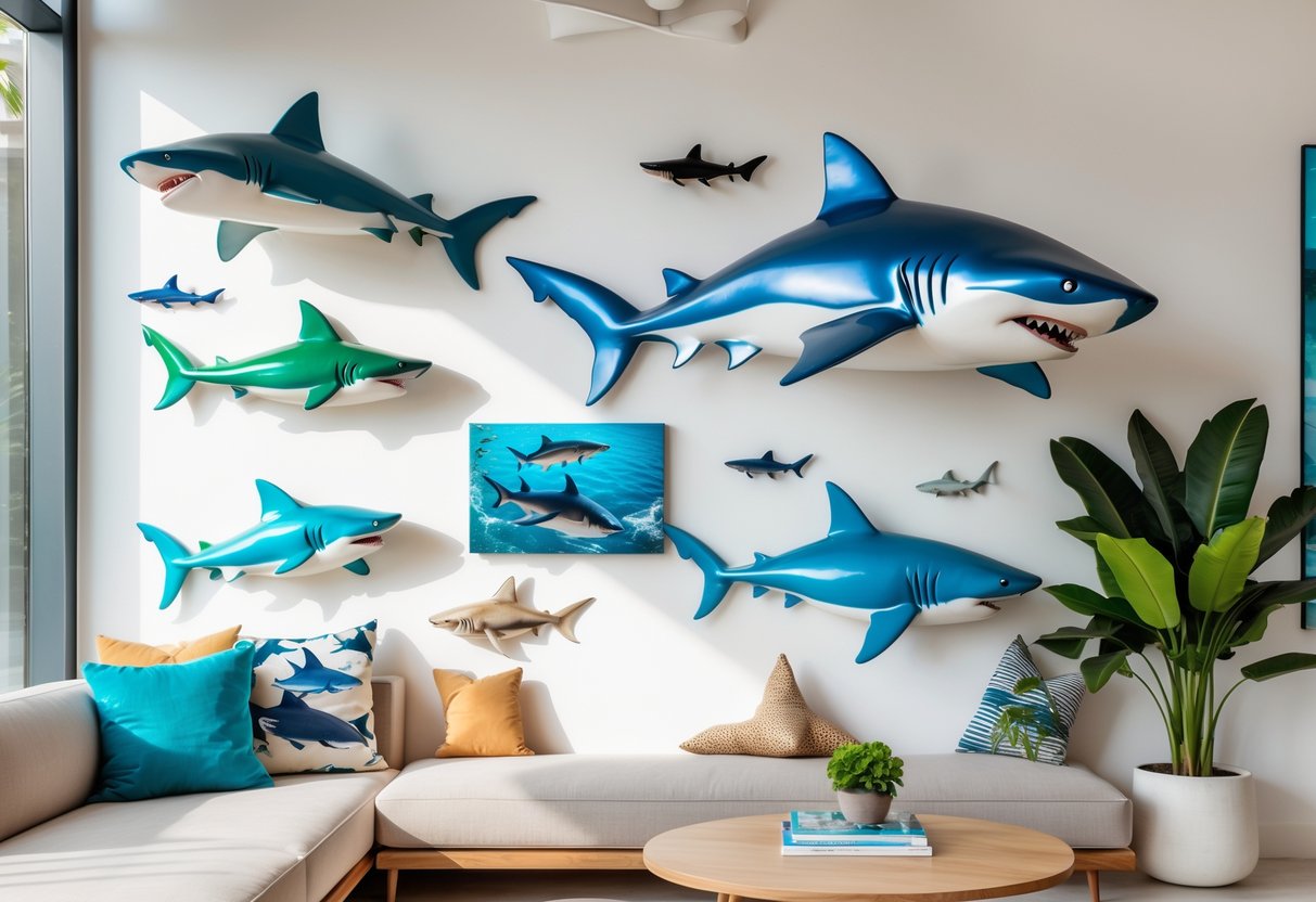 10 Shark Wall Decor Ideas To Brighten Up Your Space With Fun And Style